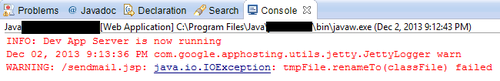 IOException: tmpFile.renameTo Failed – Learn Google